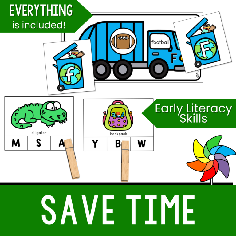 Earth Day Beginning Sounds for Preschool and PreK Letter Recognition ...