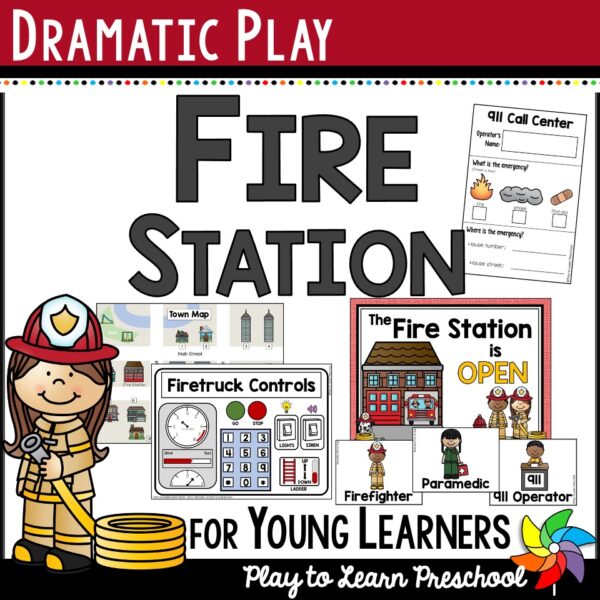 Preschool Fire Station Dramatic Play