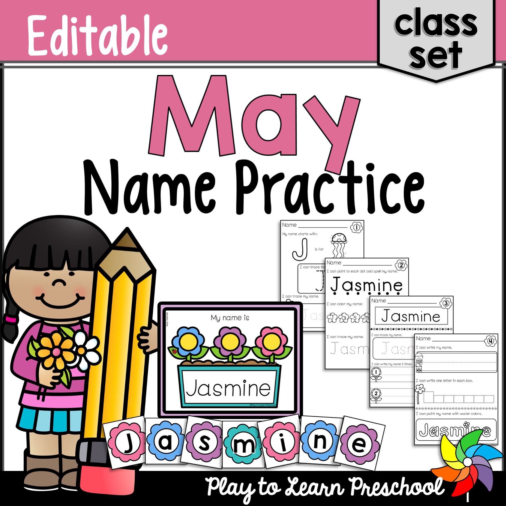 May Name Activities for Preschoolers - Play to Learn Preschool