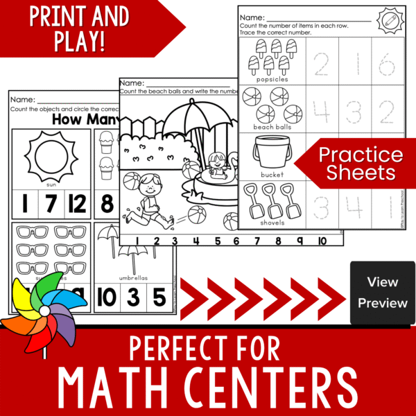 Summer Counting Activities Thumb3 - Play to Learn Preschool