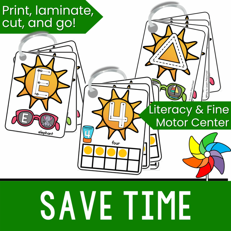 Writing Practice Summer Tracing Letters Numbers and Shapes for ...