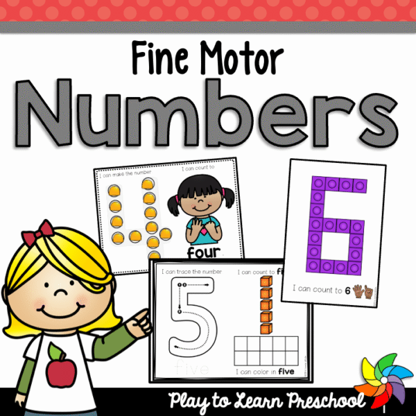 Number Dots Activities for Preschool Math - Play to Learn Preschool