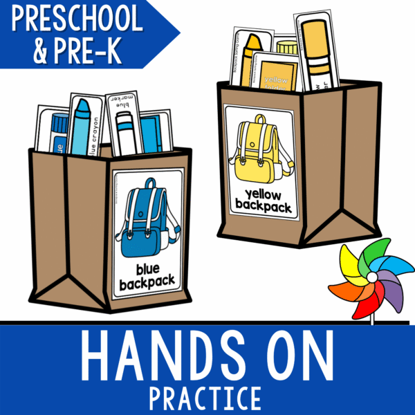 Back-to-School Color Sorting and Matching Activities for Preschool and ...