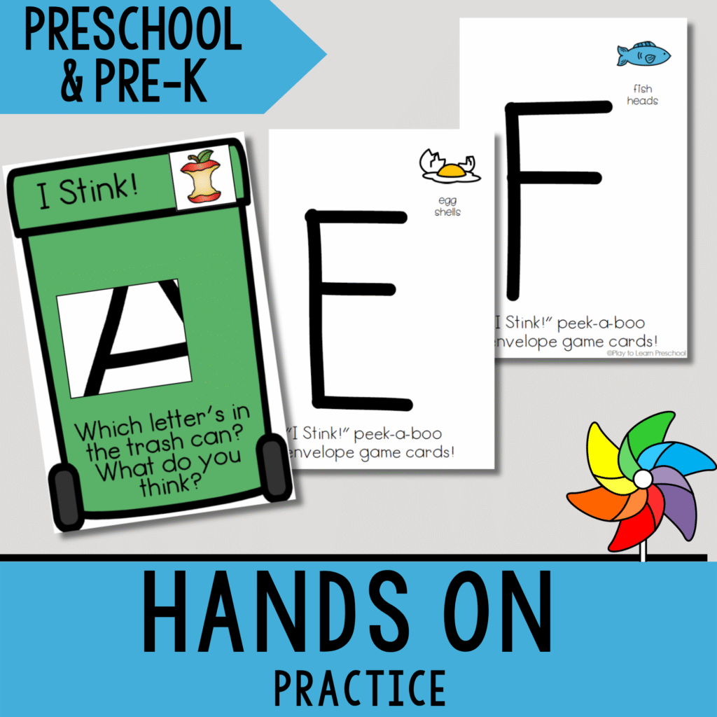 Peek-A-Boo Alphabet Envelopes Game - Play to Learn Preschool