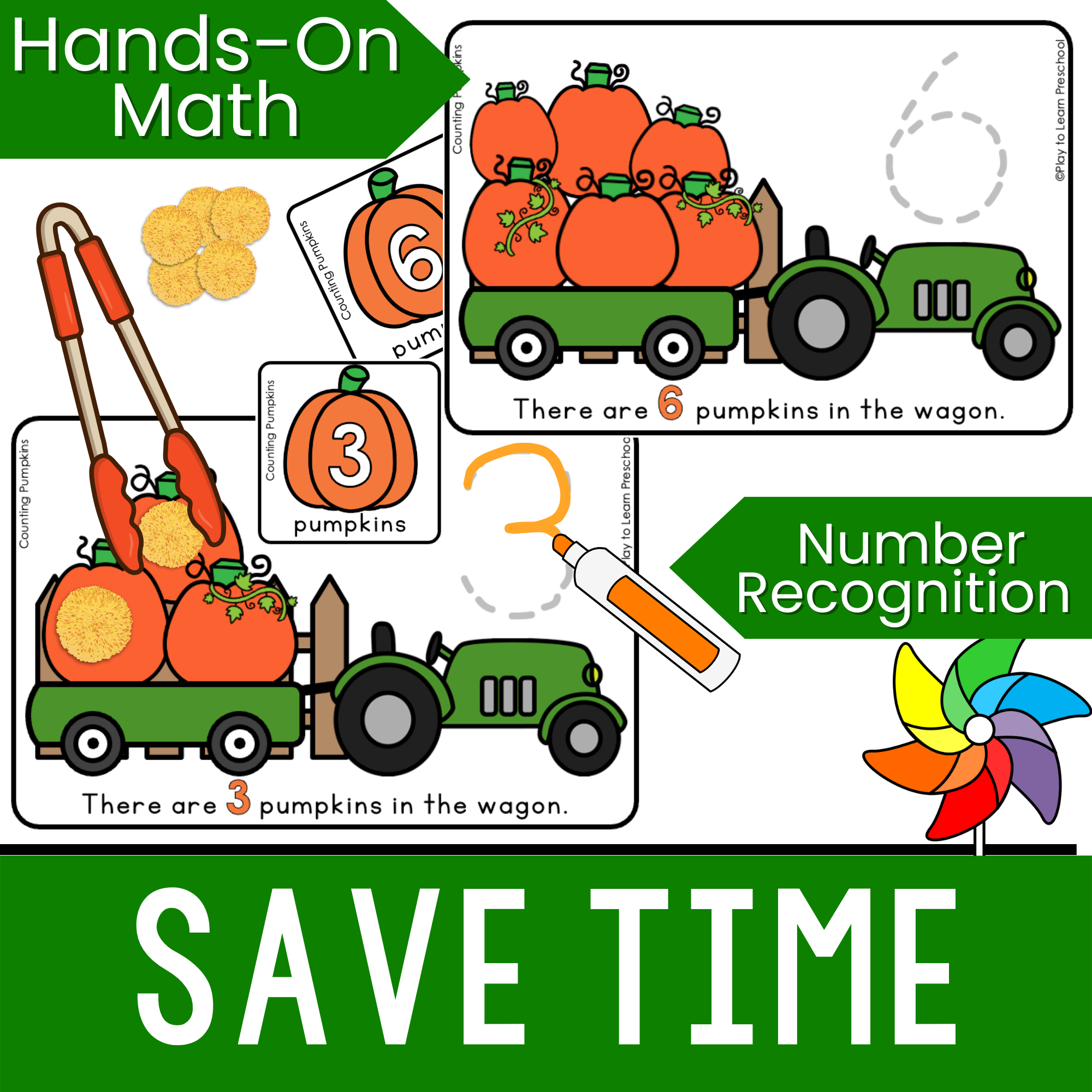 Pumpkin Counting Activities Thumb2 - Play to Learn Preschool