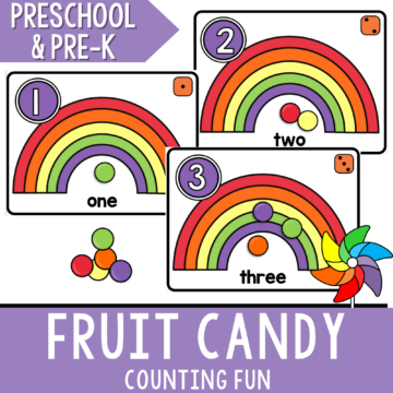 Fruit Candy Fun Pack Preschool Math Center Sorting Counting Graphing ...