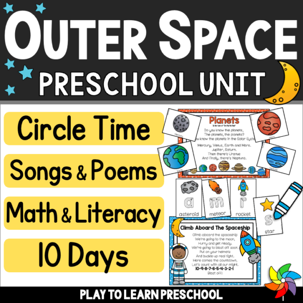 Outer Space Preschool Theme: Circle Time and Activities